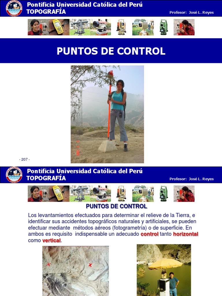 Puntos de Control | PDF | Topografía | Triángulo