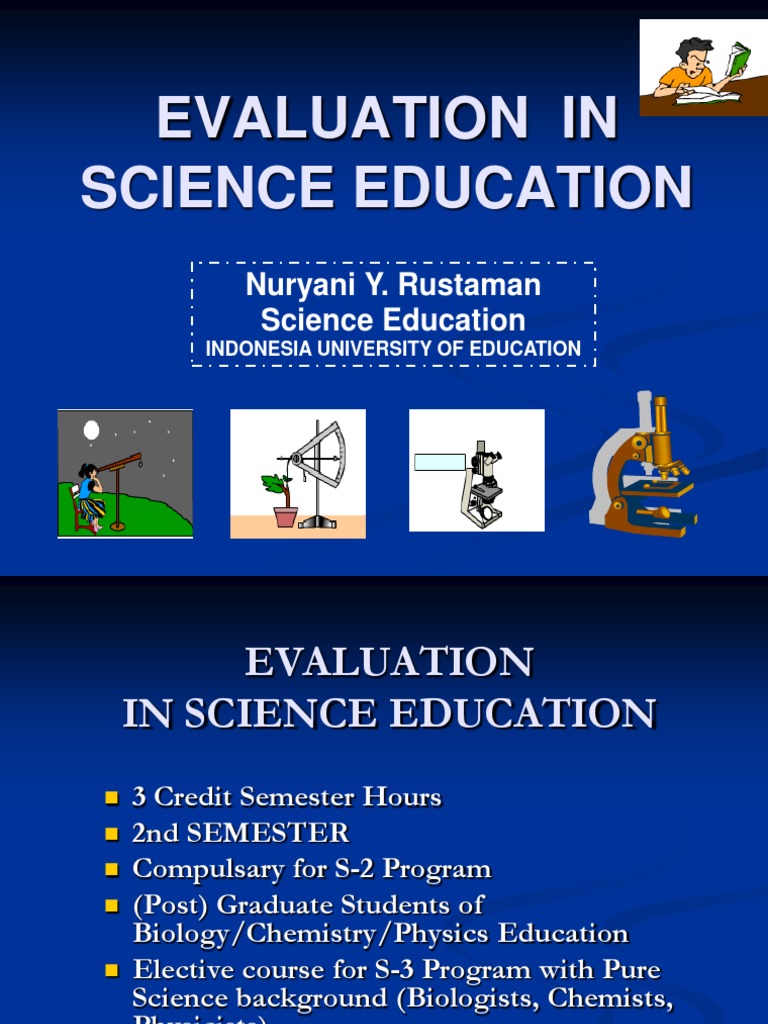 Evaluation in Science Education | PDF | Educational Assessment ...