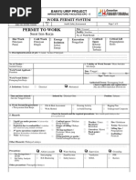 Cold Work Permit | PDF | Personal Protective Equipment | Dangerous Goods