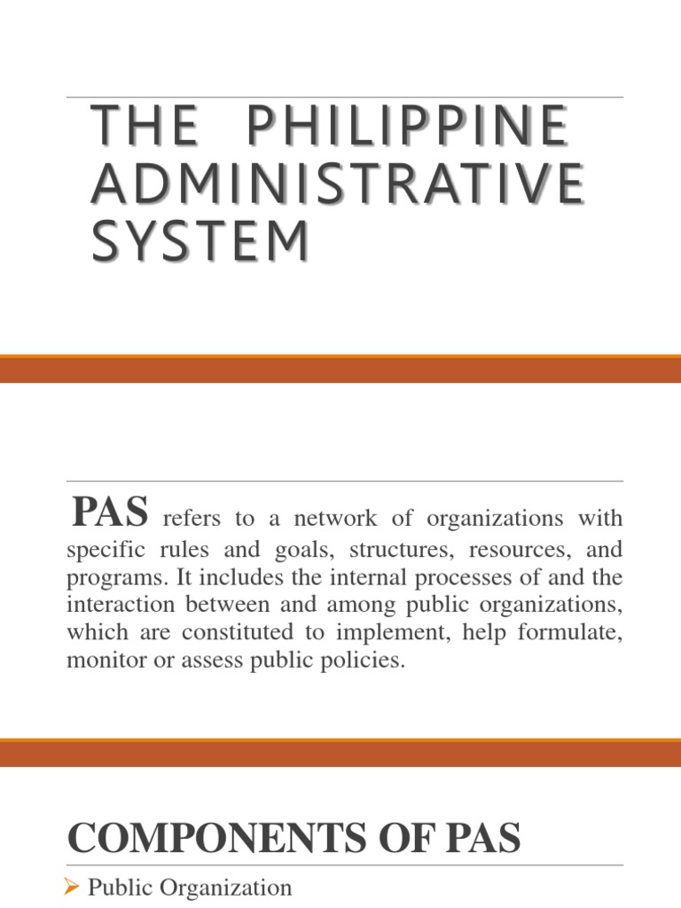 Overview of the Philippine Administrative System | PDF | Government ...
