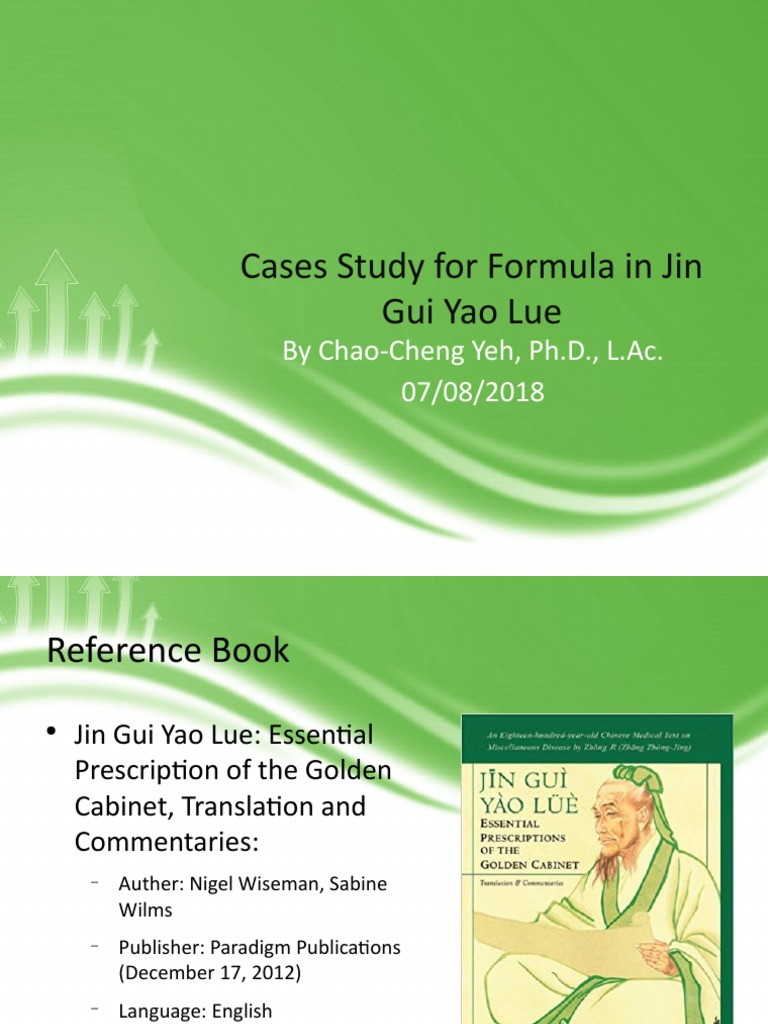 Cases Study For Formula in Jin Gui Yao Lue | PDF | Traditional Chinese Medicine | Thorax