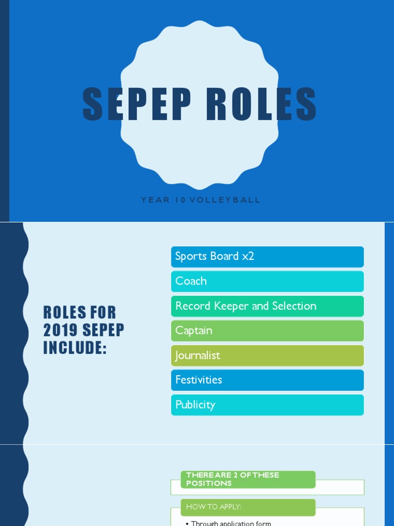 Sepep Roles | PDF | Social Institutions | Social Science