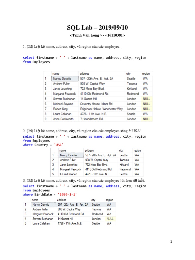 Northwind Results | PDF