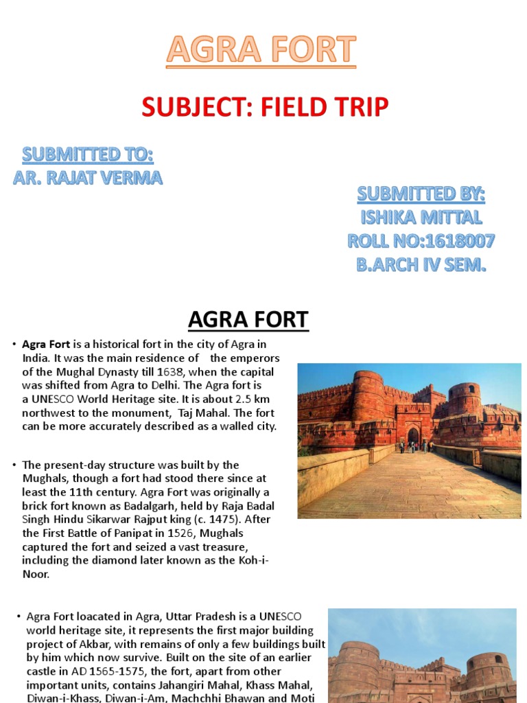 Agra Fort | PDF | Architectural Design | Architecture