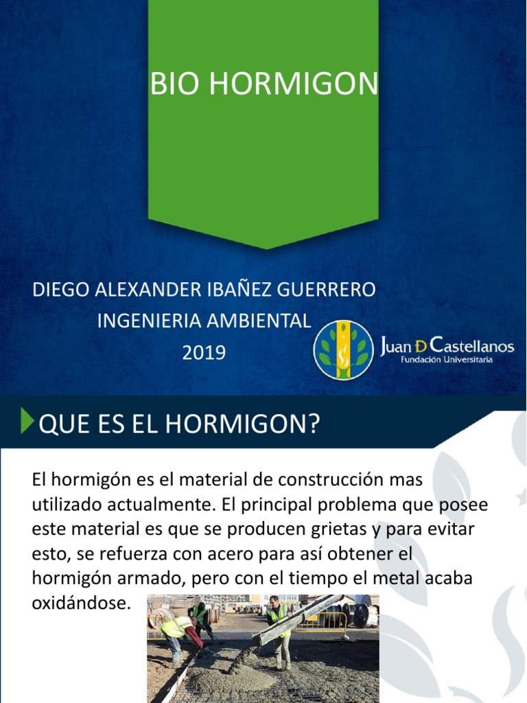 Biogormigon | PDF | Las bacterias | Hormigón