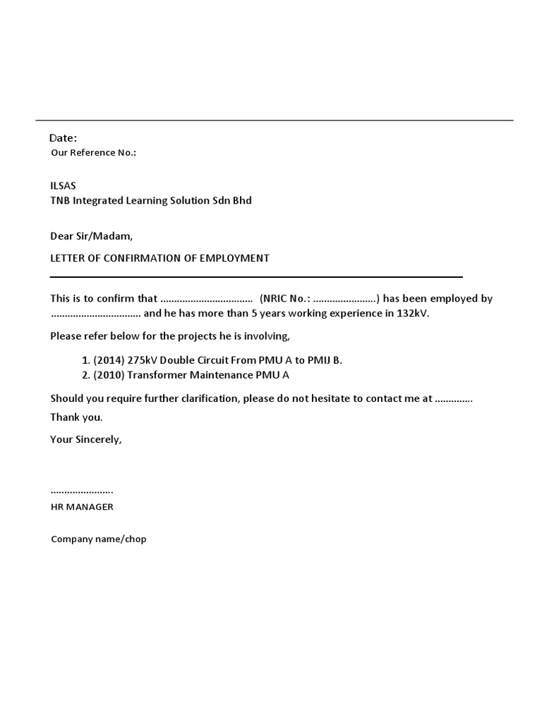 Contoh Surat Pengesahan | PDF