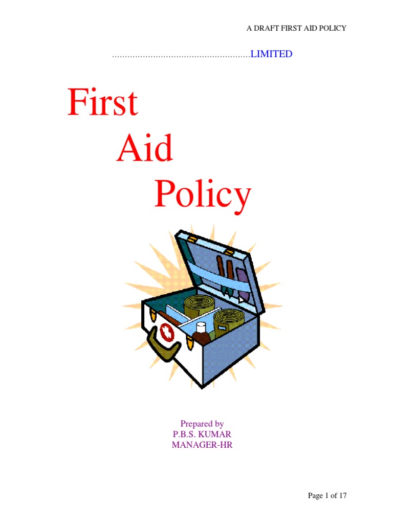 A First-Aid Policy PDF | PDF | First Aid | Emergency