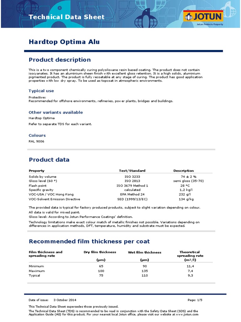 Hardtop Optima Alu PDF | PDF | Materials | Chemistry