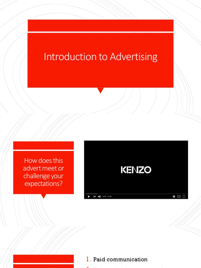 Session 1 Intro To Ad | PDF | Advertising | Public Opinion