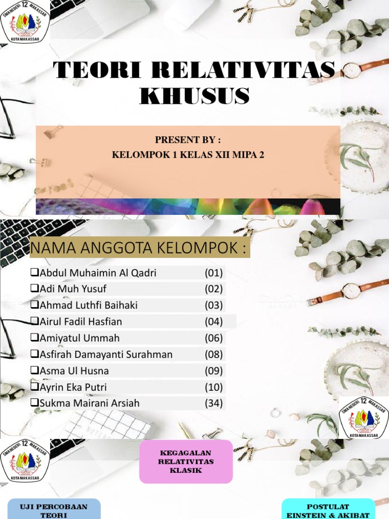 Bab 7 Teori Relativitas Khusus | PDF