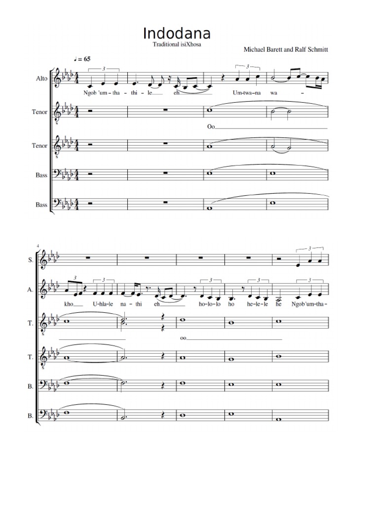 Indodana From MUSE SCORE Cut and Pasted | PDF