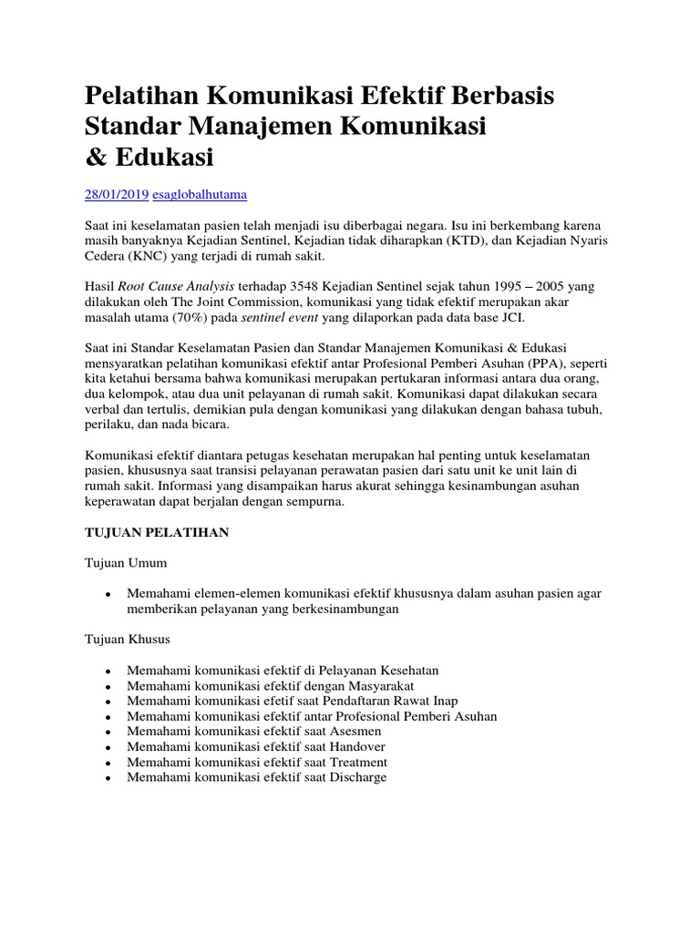 Brosur Pelatihan Mke | PDF