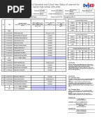 1ST SEM School Form 5A (SF 5A) | PDF