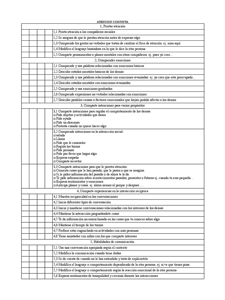 SCERTS | PDF | Las emociones | Ciencia cognitiva