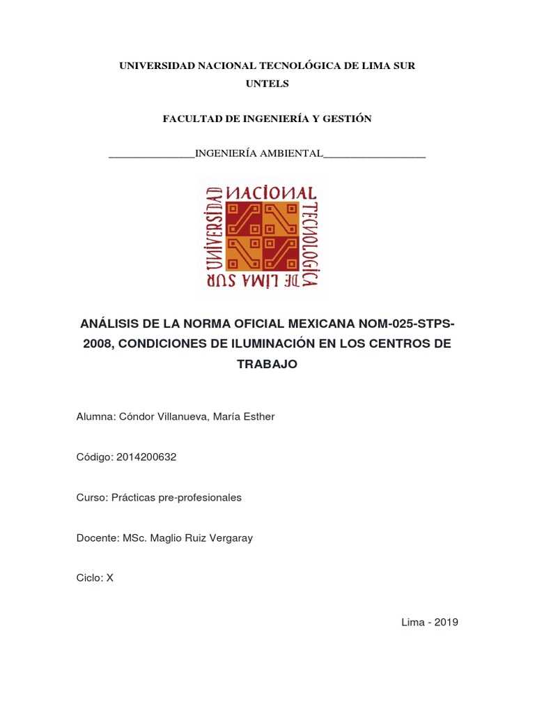 Norma 025 Stps | Descargar gratis PDF | Encendiendo | Metrología