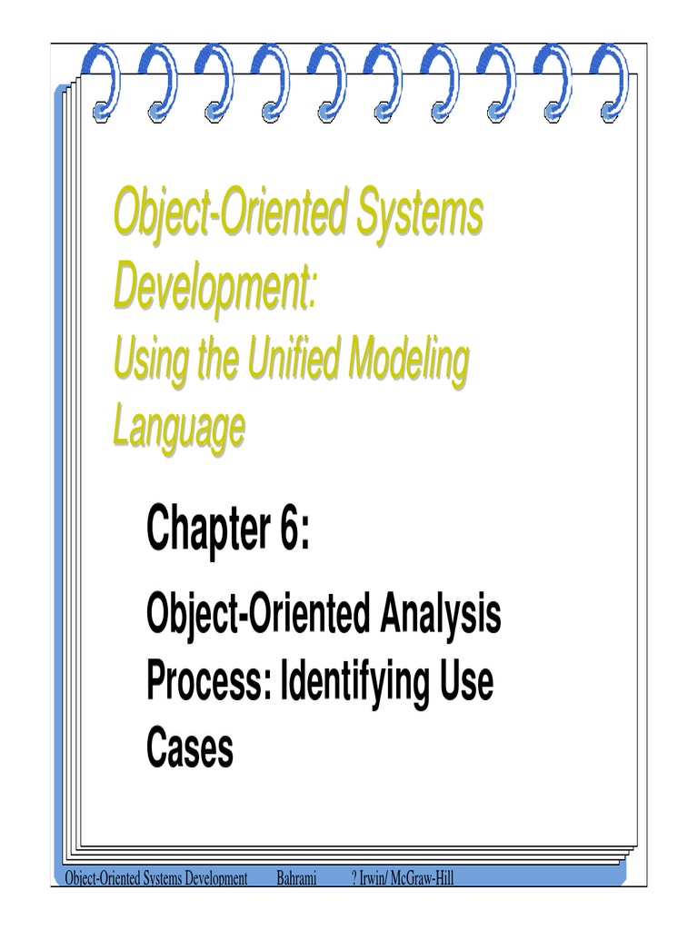 Chap6 PDF | PDF | Use Case | Software Development Process