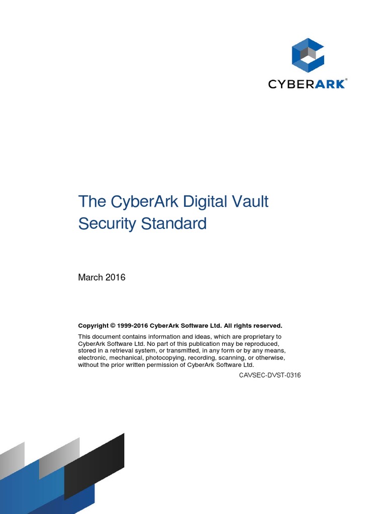 CyberArk Digital Vault Security Standards | PDF | Operating System | Encryption