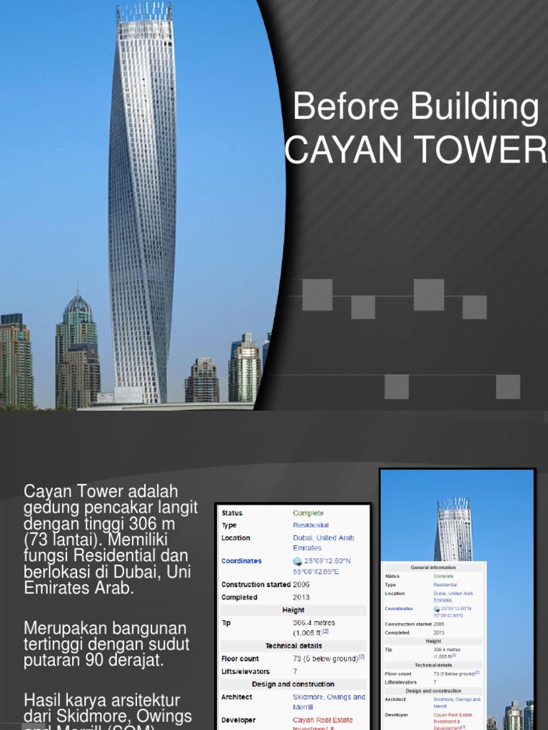 Cayan Tower 1 | PDF | Griya & Taman | Seni