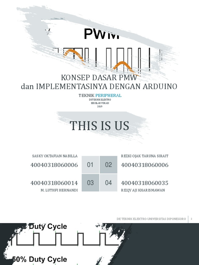 Konsep Dasar PMW Dan Implementasinya Dengan Arduino: Teknik | PDF