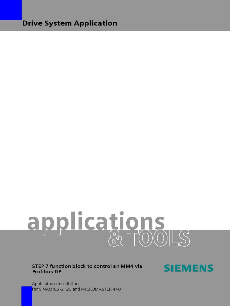 PDF Function Block To Control MM4 Via Profibus-DP en V3 PDF | PDF | Subroutine | Application ...