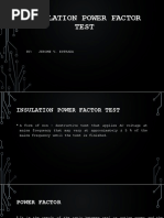 General Sheath Test Procedure HV Cable | PDF | Direct Current | Switch