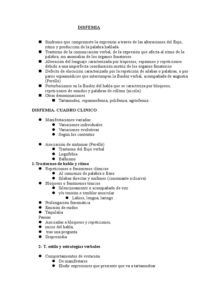 7 Disfemia | PDF | Tartamudeo | Ciencia cognitiva