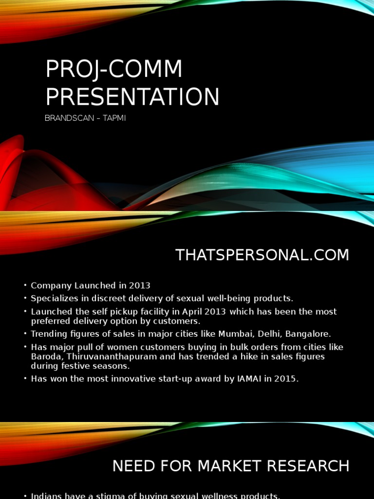 Proj-Comm Presentation: Brandscan - Tapmi | PDF