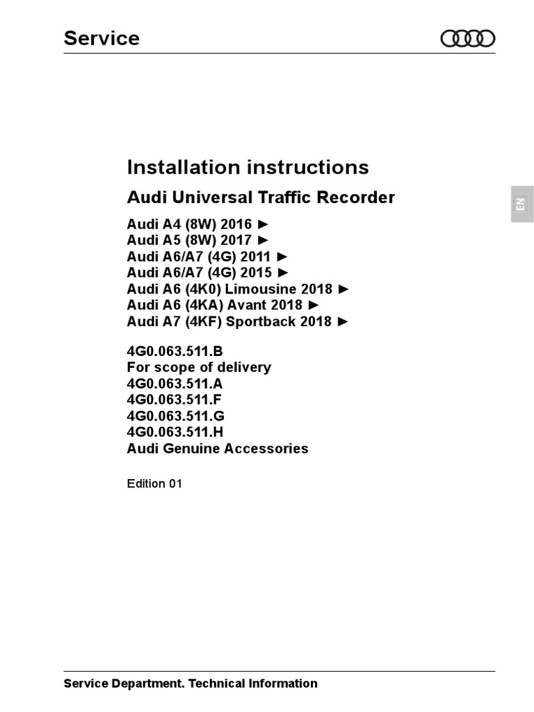 Audi UTR | PDF | Electrical Connector | Electrical Wiring
