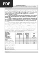 Flame Test Lab Results and Analysis | PDF | Emission Spectrum | Light