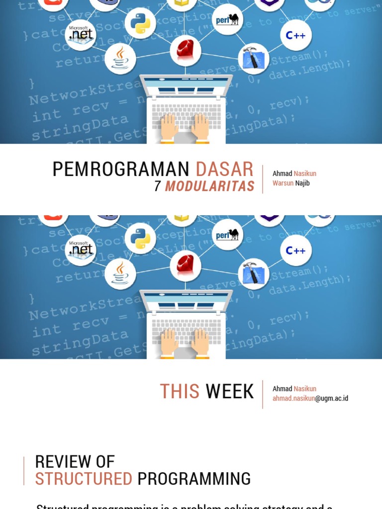 Pemrograman Dasar | PDF | Parameter (Computer Programming) | Modular Programming