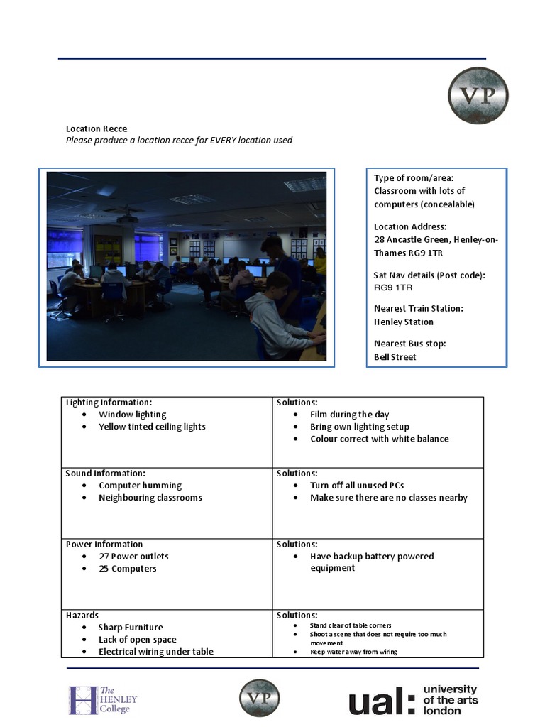 Location Recce | PDF