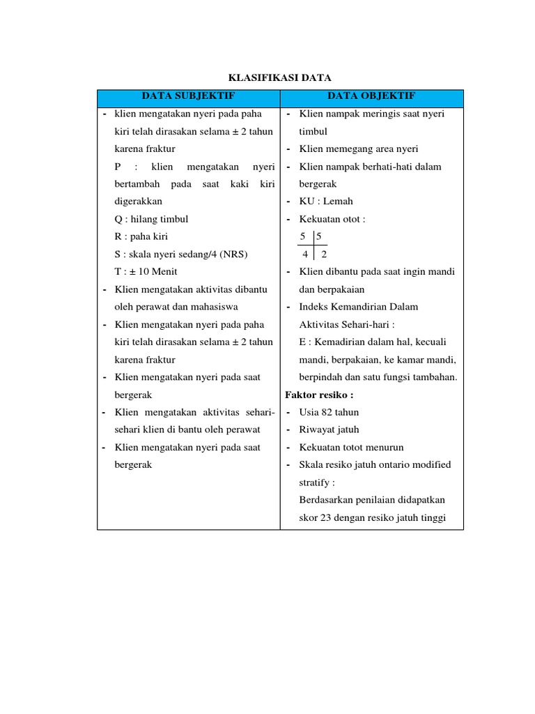 Klasifikasi Data | PDF