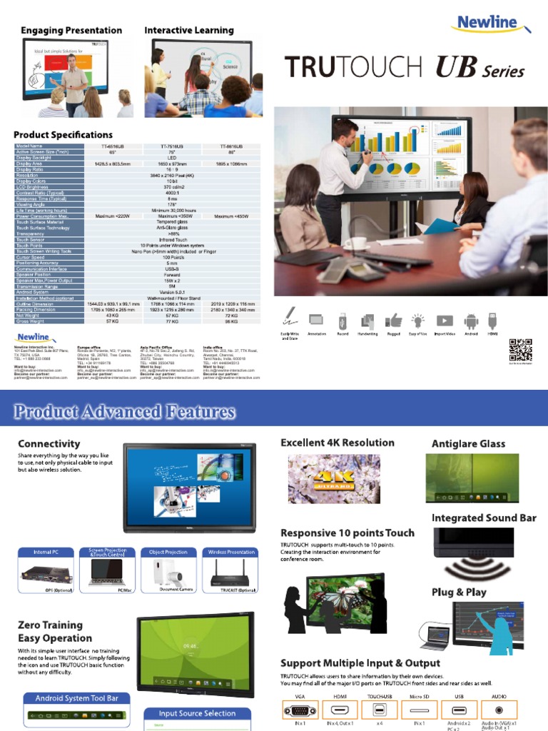 Trutouch Ub Brochure | PDF