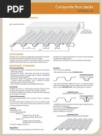 Datasheet Cofraplus 60 | PDF | Architectural Design | Architecture