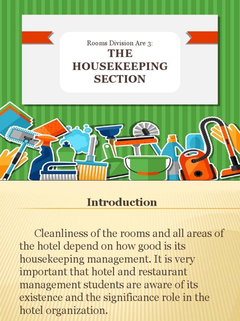 Overview of Housekeeping Management | PDF | Housekeeping | Inventory