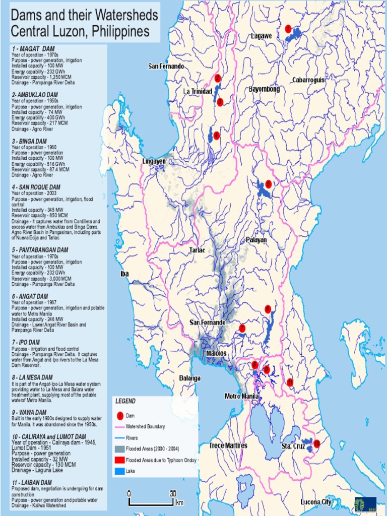 Dams and Watersheds in Central Luzon | PDF | Environment | Bodies Of Water