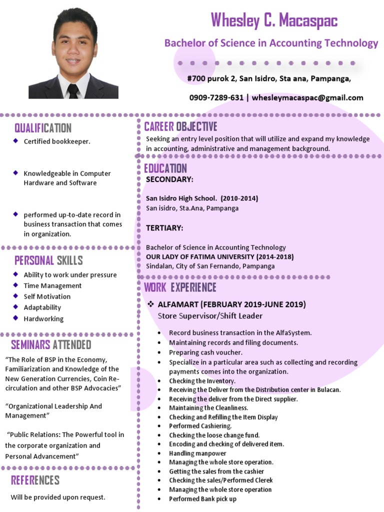 Cation: Bachelor of Science in Accounting Technology | PDF | Economies ...