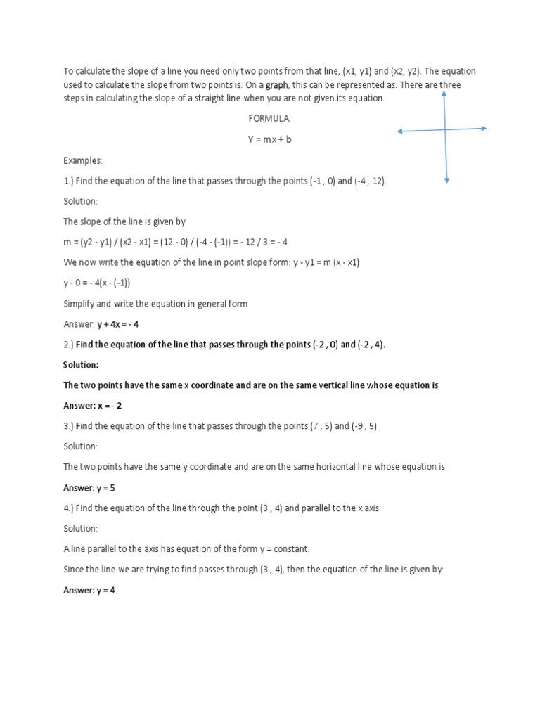 Slope | PDF | Teaching Methods & Materials