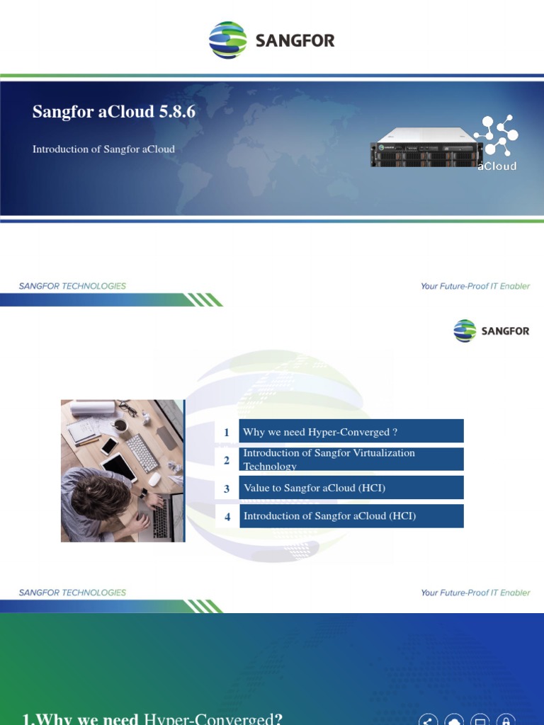 Sangfor ACloud 5.8.6 Associate 2019 01 Introduction of Sangfor ACloud ...