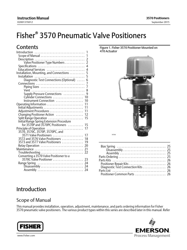 Fisher 3570 d200137x012 PDF | PDF | Actuator | Valve