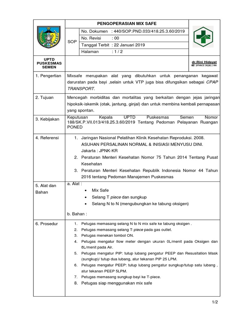 Sop Mix Safe | PDF | Sains & Matematika