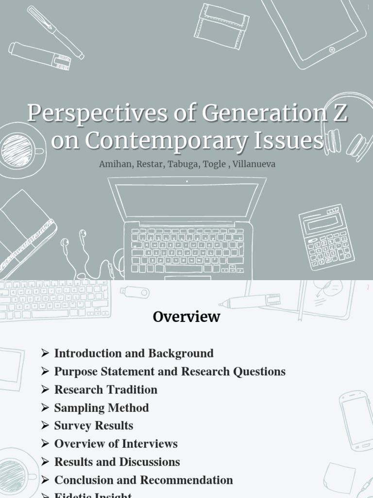 Perspectives of Gen Z | PDF | Attitude (Psychology) | Behavioural Sciences
