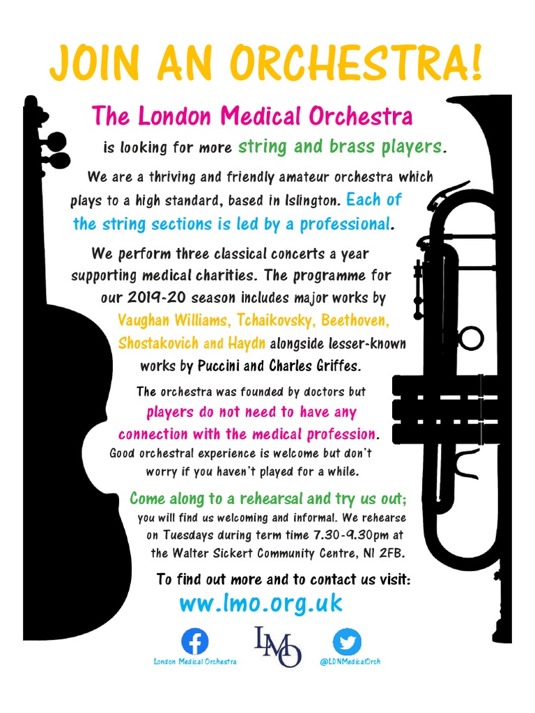 Join An Orchestra!: The London Medical Orchestra | PDF | Art