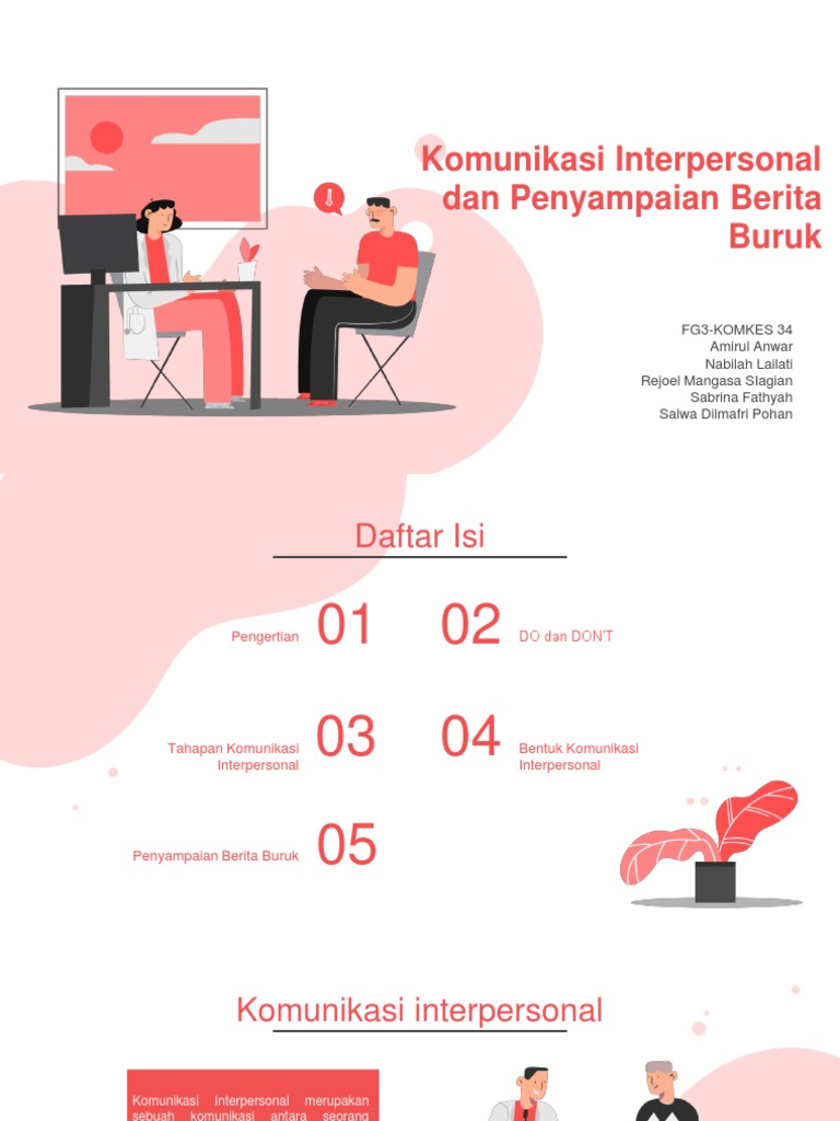 FG3 - Komunikasi Interpersonal Dan Penyampaian Berita Buruk | PDF