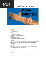 Diseño de Mano Robótica Articulada | PDF | Mano | Arduino