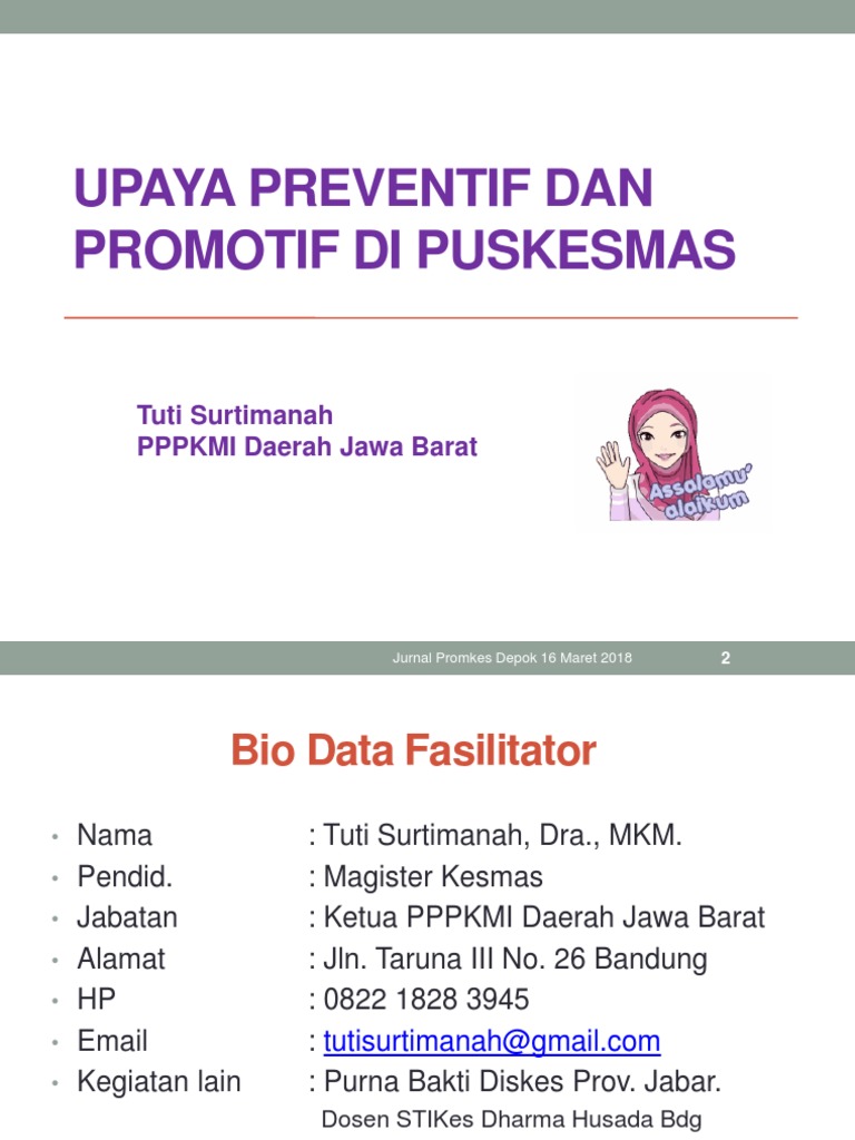 Usaha Preventif Dan Promotif Promkes | PDF