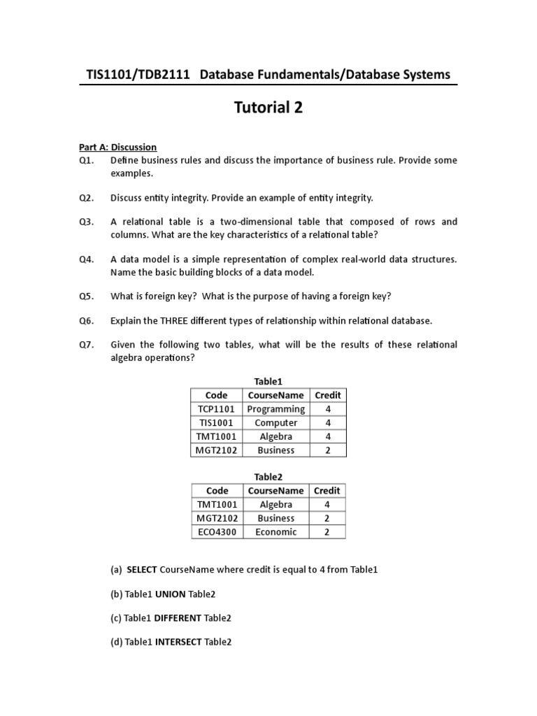Lab02 | PDF | Relational Database | Databases