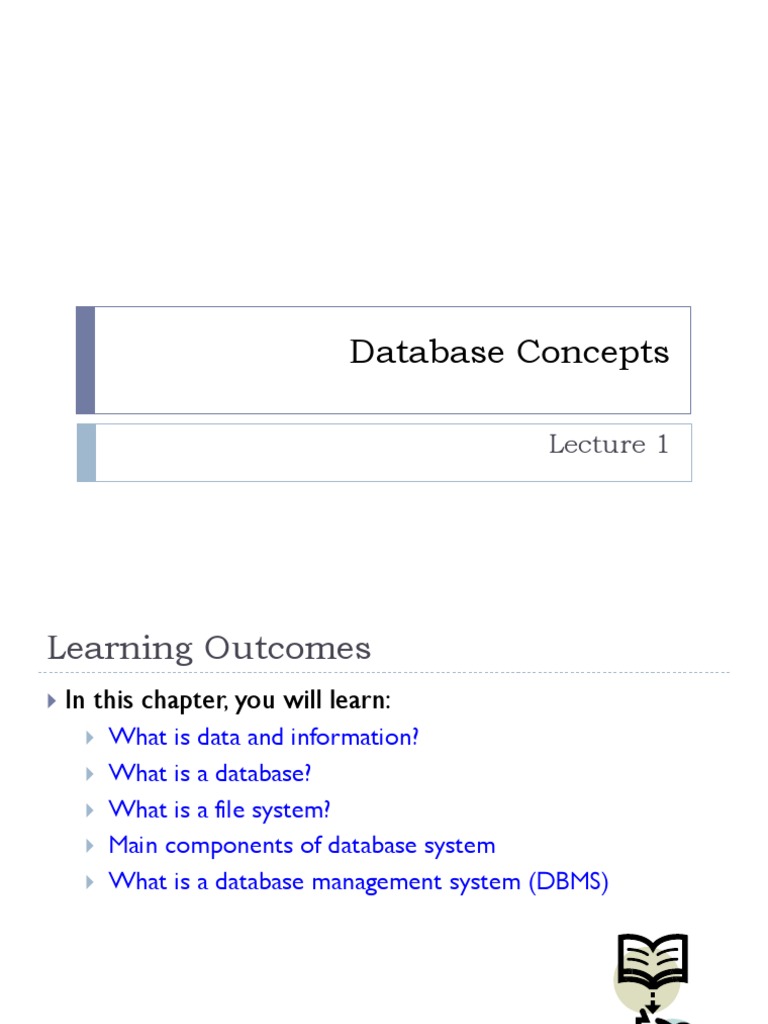 Lec1-DatabaseConcepts PDF | PDF | Data Model | Databases