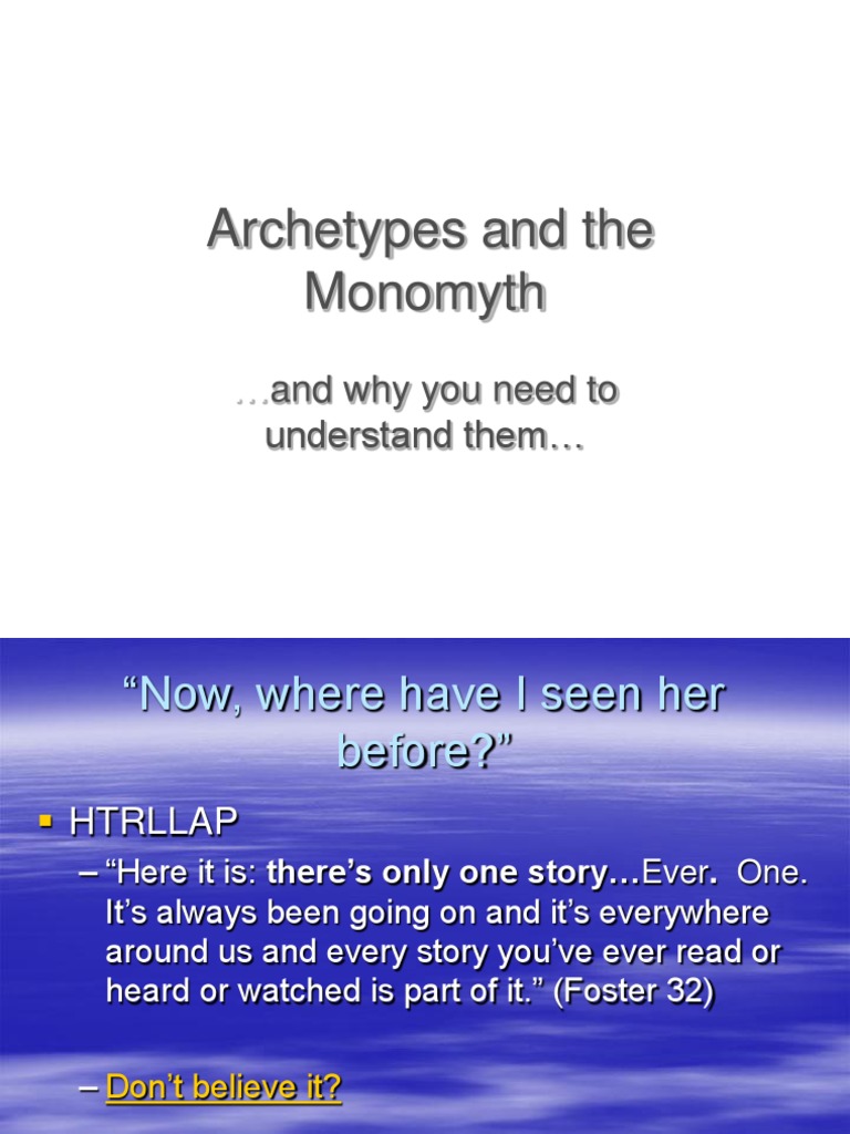 Mythological Archetypes.1 | PDF | Archetype | Hero