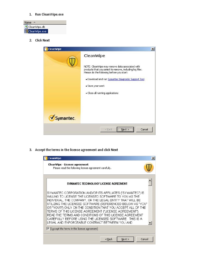 CleanWipe Tool Usage Guide | PDF | Software | System Software